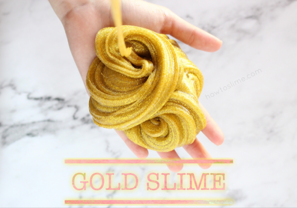 Gold Slime Recipe, How to Make Gold Clear Slime | How to Slime