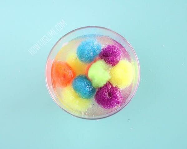 Rainbow Pom Pom Slime Recipe | How to Slime